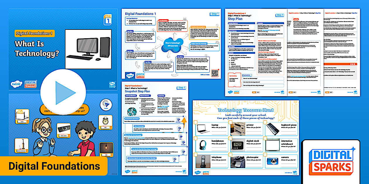 Digital Sparks: Digital Foundations 1: Step 1 (Teacher-Made)