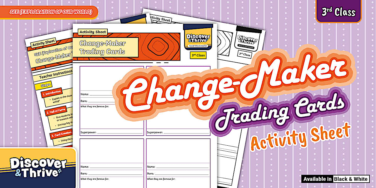 SEE ( Exploration of Our World) Change-Maker Trading Cards (3rd Class)