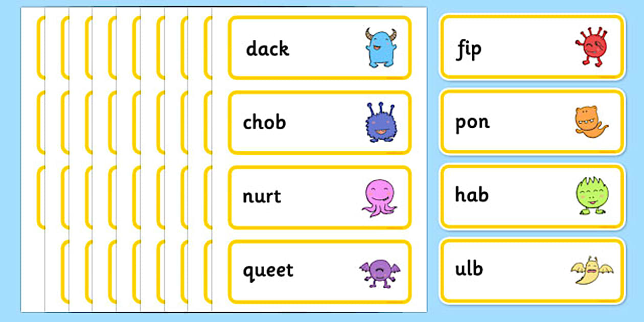 Year 1 Phonics Children’s Materials Flashcards - Twinkl