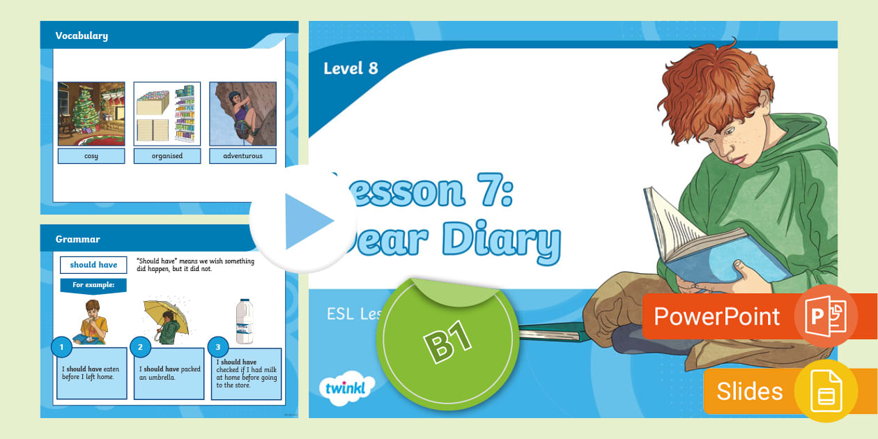 ESL Curriculum Level 8, Lesson 7 PowerPoint - Twinkl