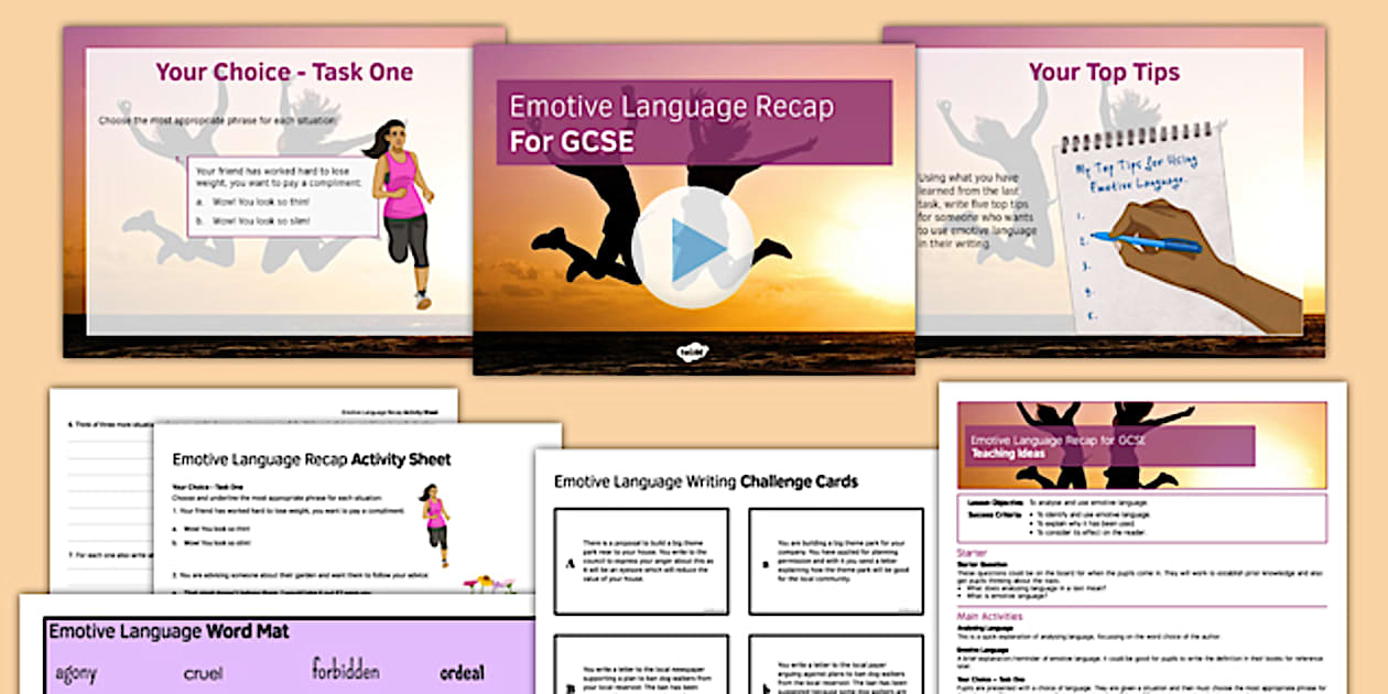 Emotive Language Lesson | GCSE Recap Lesson | Beyond