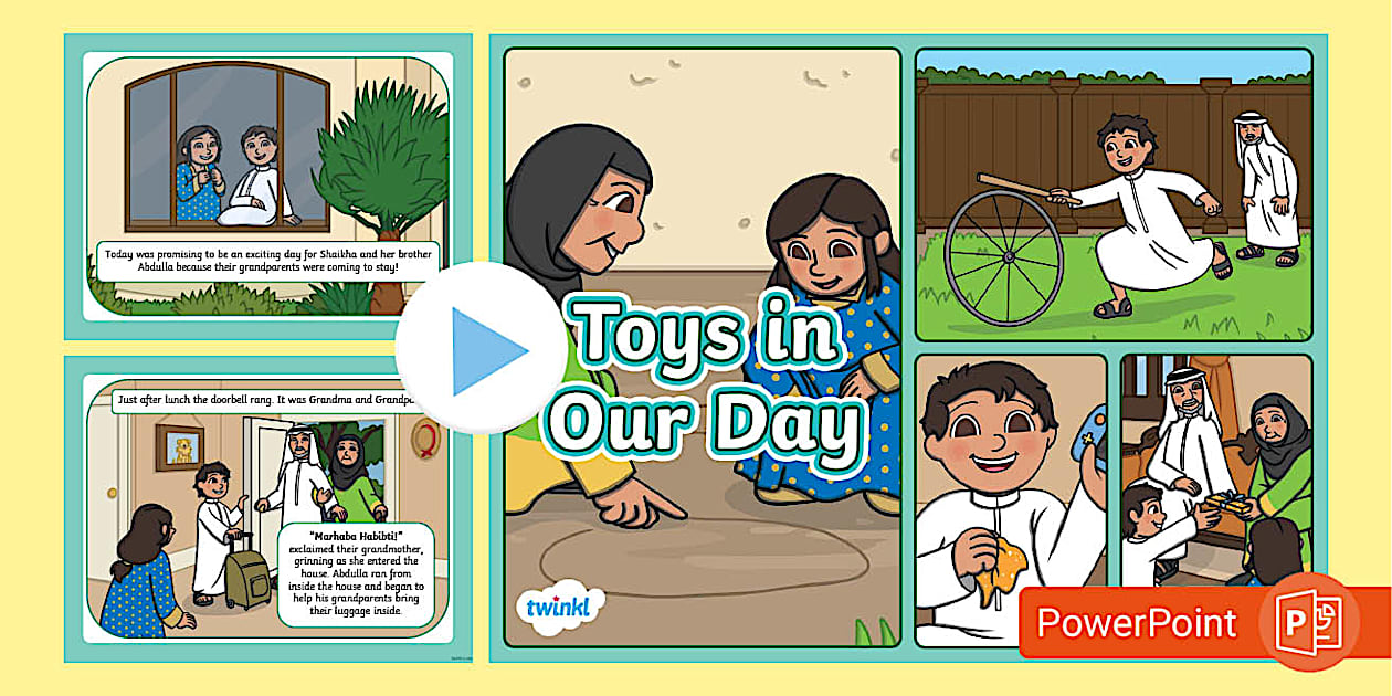Toys in Our Day Story Power Point (teacher made) - Twinkl