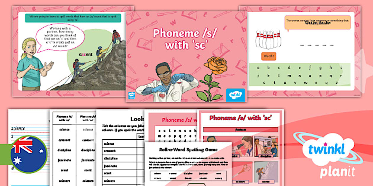 Year 4 Spelling: Phoneme /s/ with 'sc'