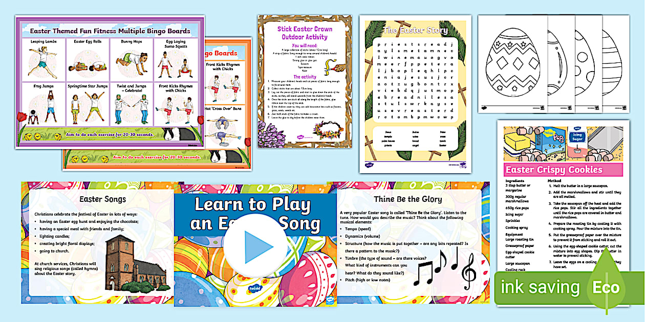 Whole School Wrap-Around Care Easter Resource Pack - Twinkl