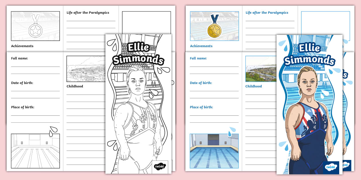 Ellie Simmonds Leaflet Template (l'enseignant a fait)