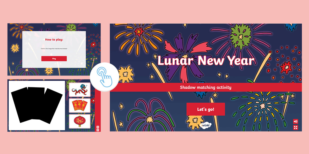 Lunar New Year Shadow Matching Activity (teacher made)
