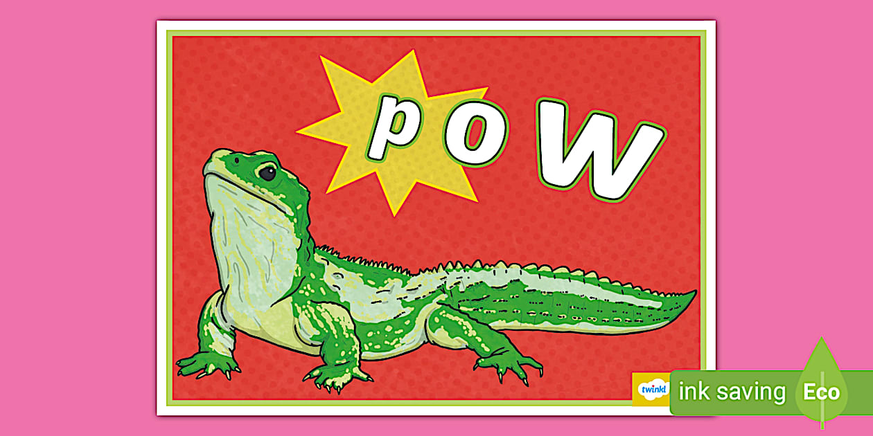 Lizard Pop Art Display Poster (Teacher-Made) - Twinkl
