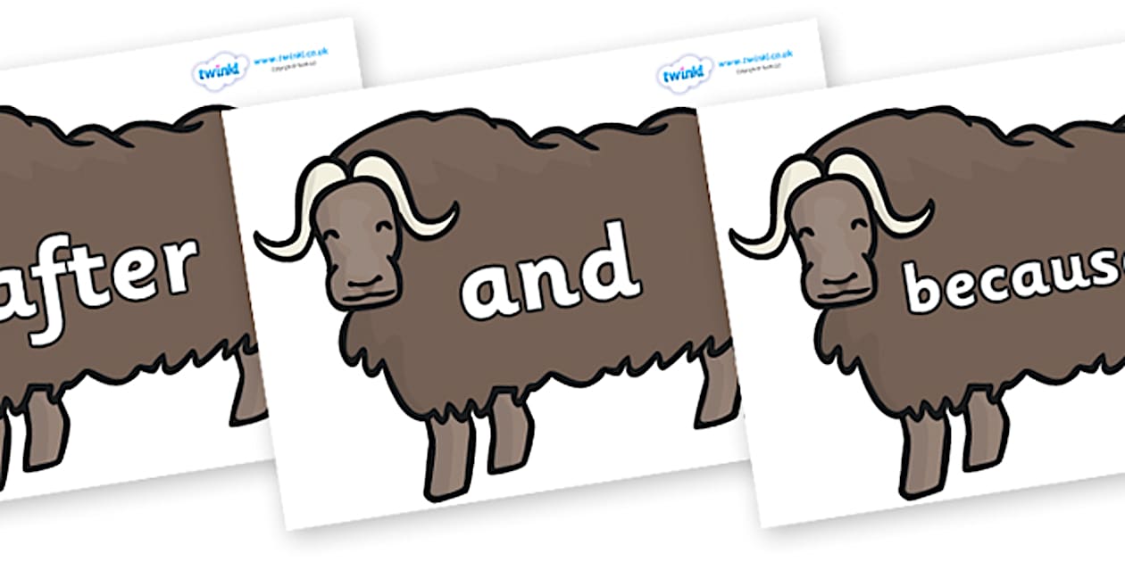 Connectives on Chinese Ox (teacher made) - Twinkl