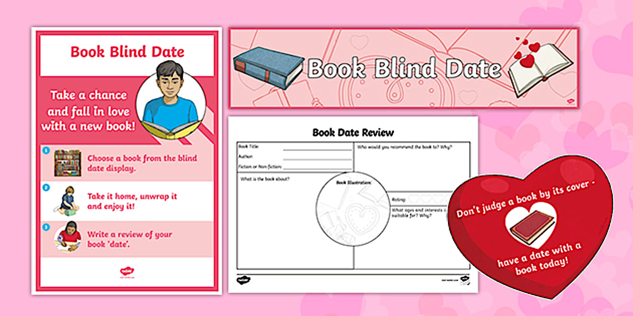 Book Blind Date Display Pack (teacher made) - Twinkl
