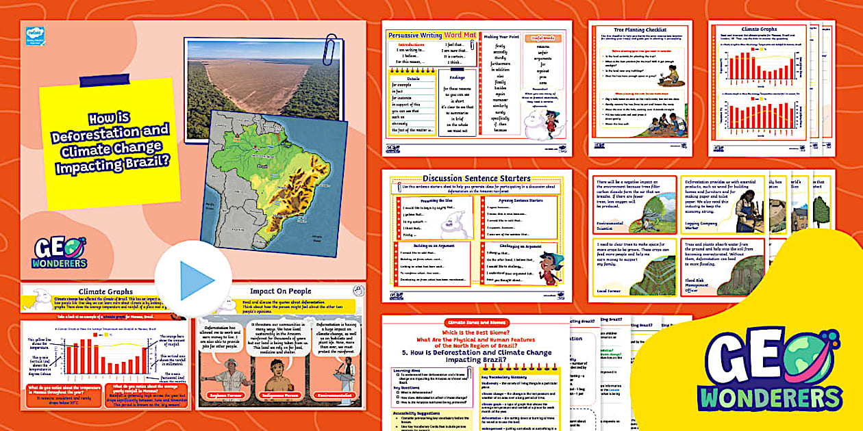 Geo Wonderers LKS2: Climate Zones and Biomes Lesson Pack 5