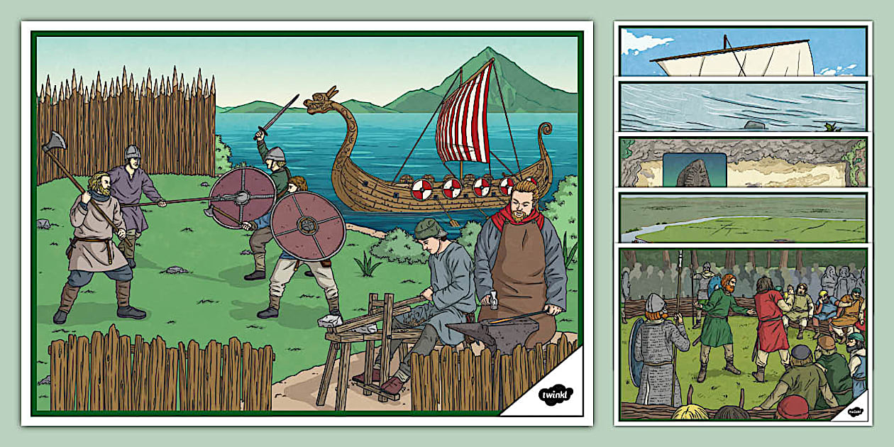 Viking Placemats (teacher made) - Twinkl