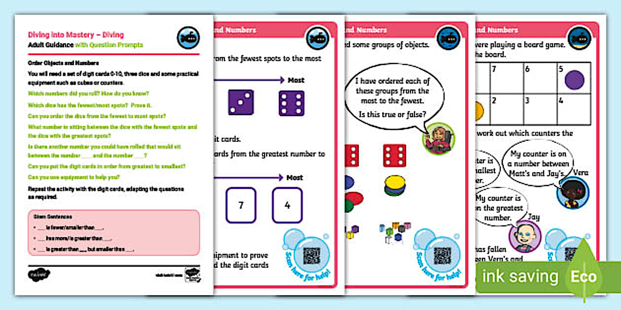 White Rose Maths Complementing Year 1 Order Groups Of Objects