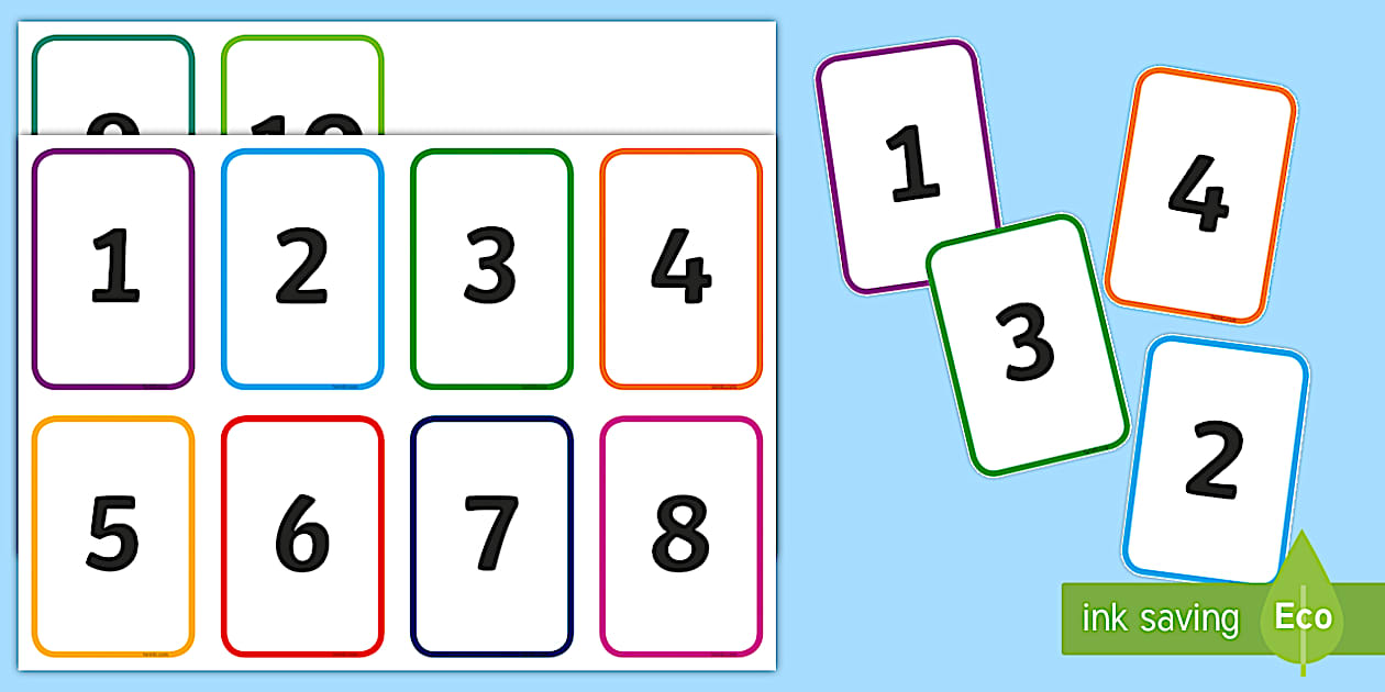 Number Cards 0-10 | Teaching Resource | Twinkl USA - Twinkl