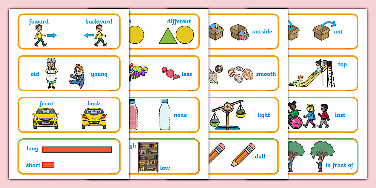Basic Concept Cards Set Two (teacher made) - Twinkl