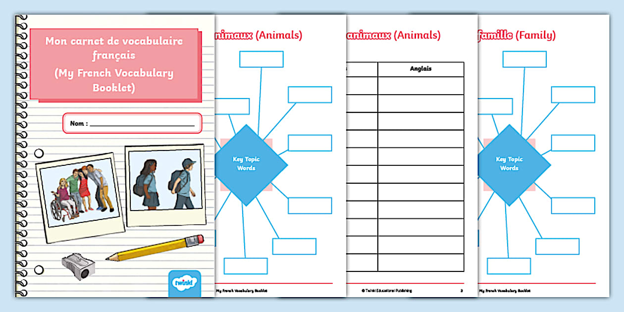 👉 French: Topic Vocabulary Booklet - KS2 - Languages
