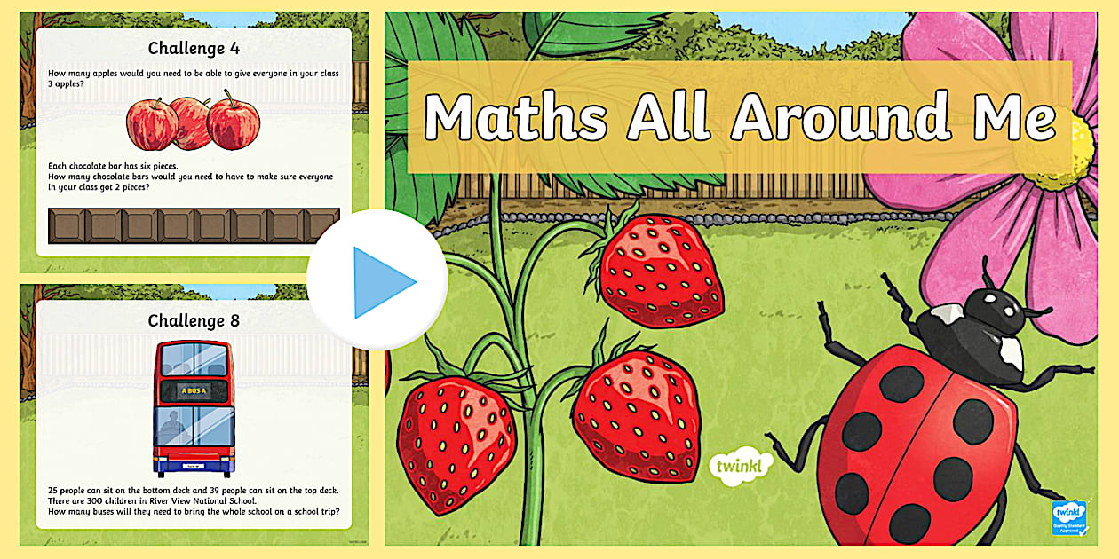 Maths All Around Me PowerPoint - Twinkl