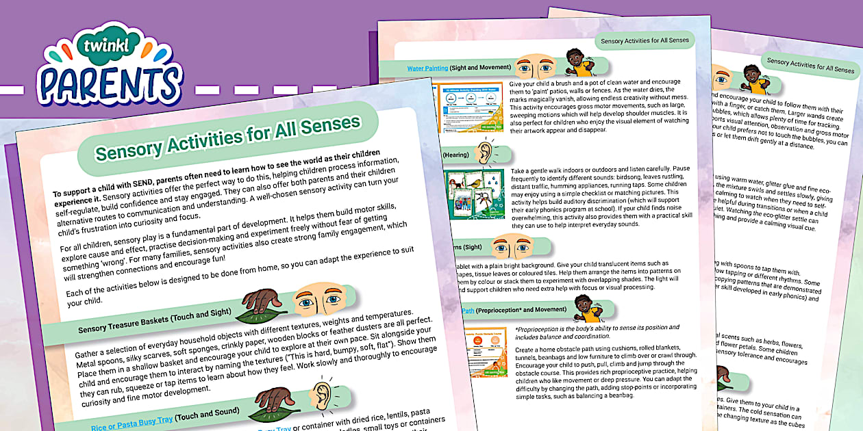 Sensory Activities for SEND Children