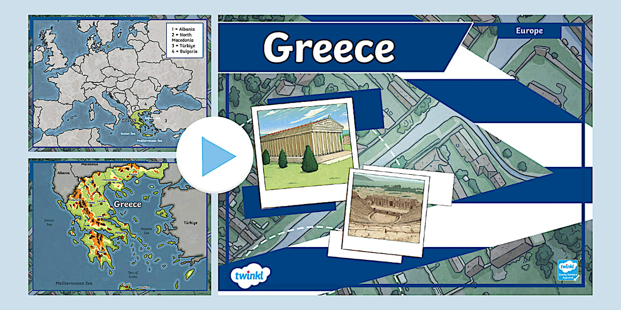 KS2 Greece PowerPoint (teacher made) - Twinkl