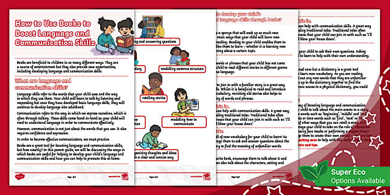 How to Use Books to Boost Language and Communication Skills