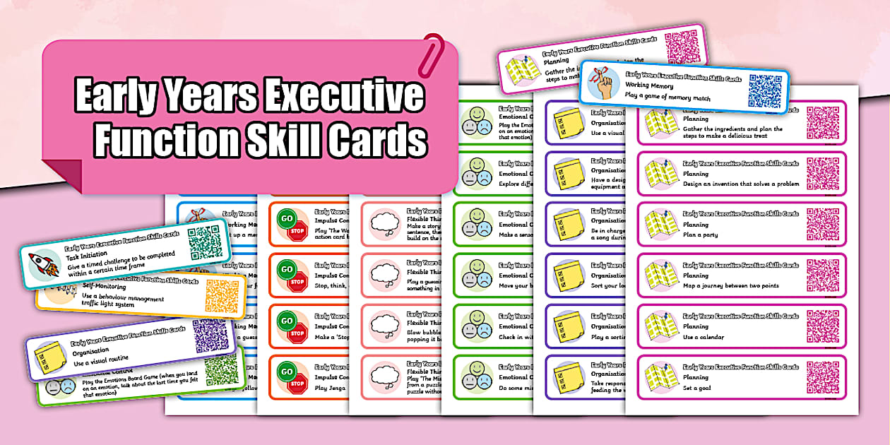 EYLF Executive Function Skills Cards (teacher made) - Twinkl