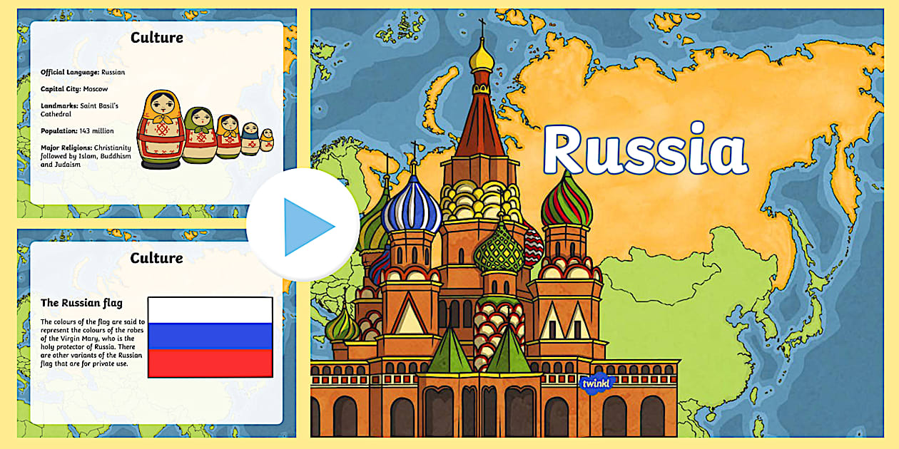 Russia Information PowerPoint (Teacher-Made) - Twinkl