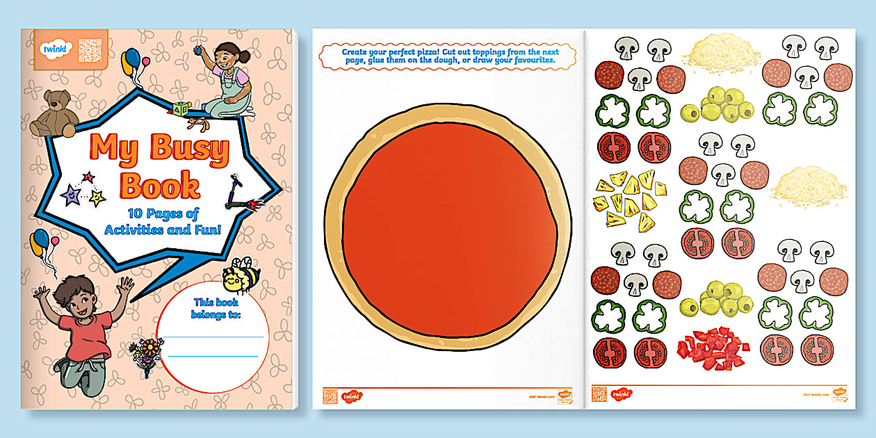 * NEW * My Busy Book (10 Pages of Activities and Fun!)