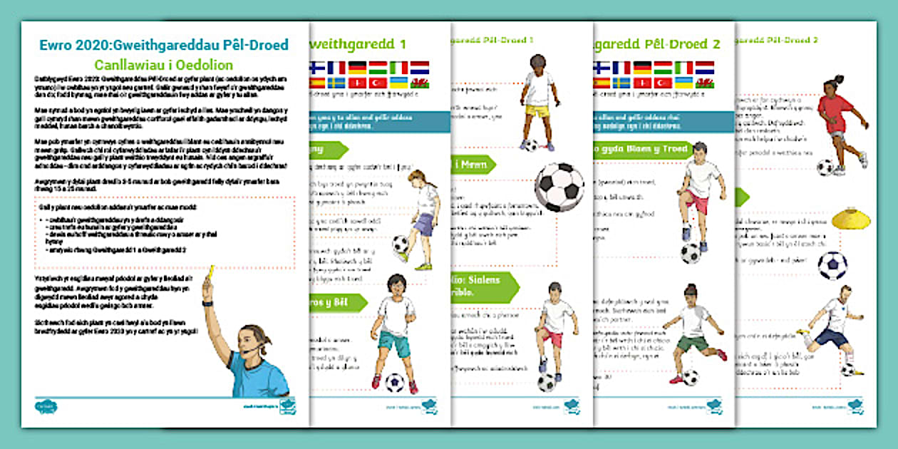 Ewro 2020 (Haf 2021): Gweithgareddau Pêl-Droed - Twinkl