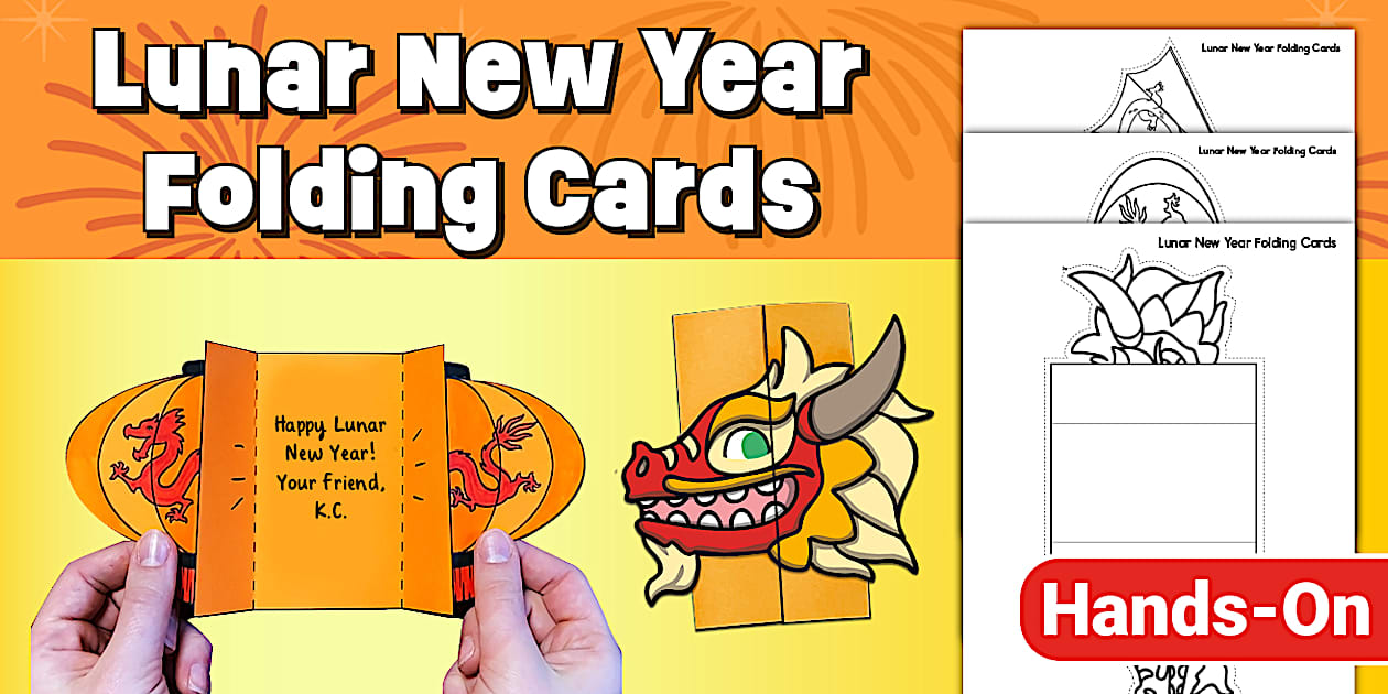 Lunar New Year Folding Cards
