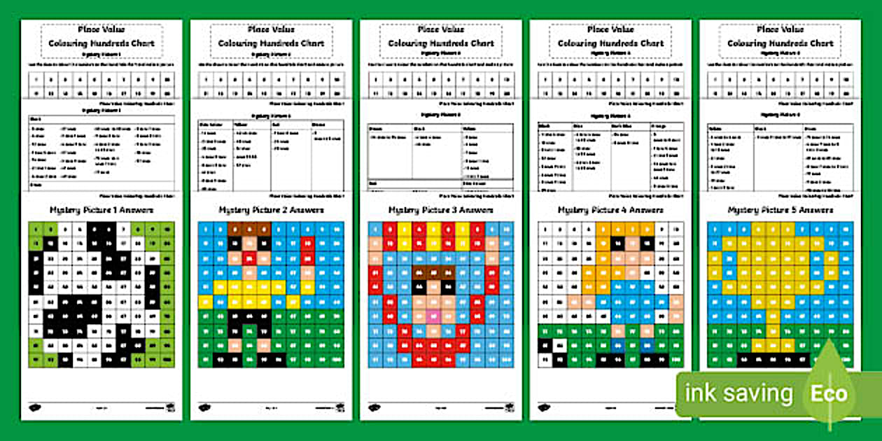 Football Place Value | 100 Grid Art - Twinkl
