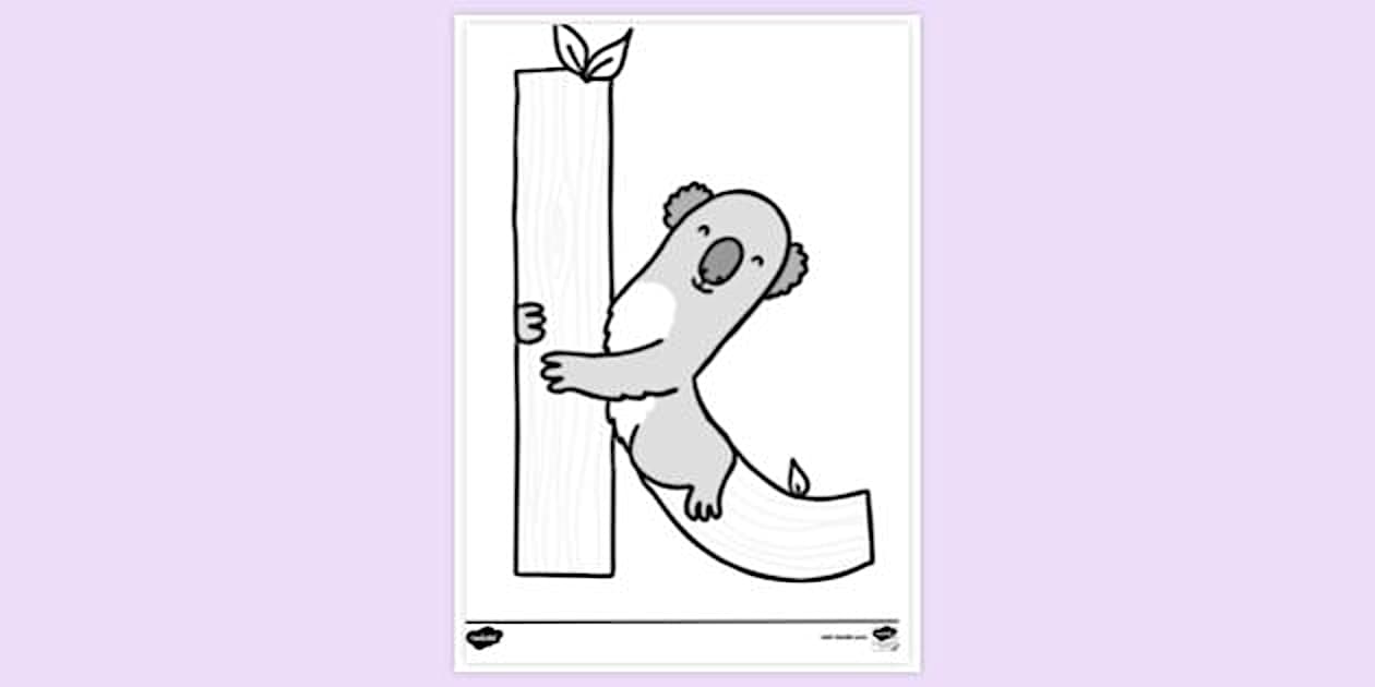 Letter K Colouring | Colouring Sheets