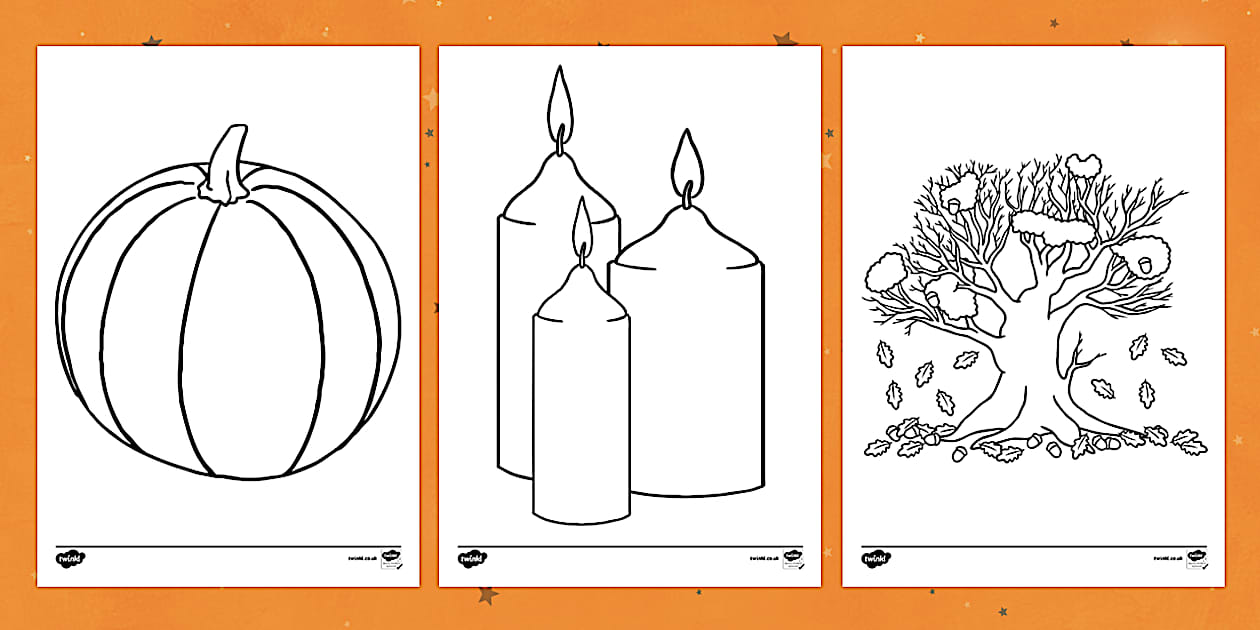 Samhain Colouring Pages (teacher made) - Twinkl