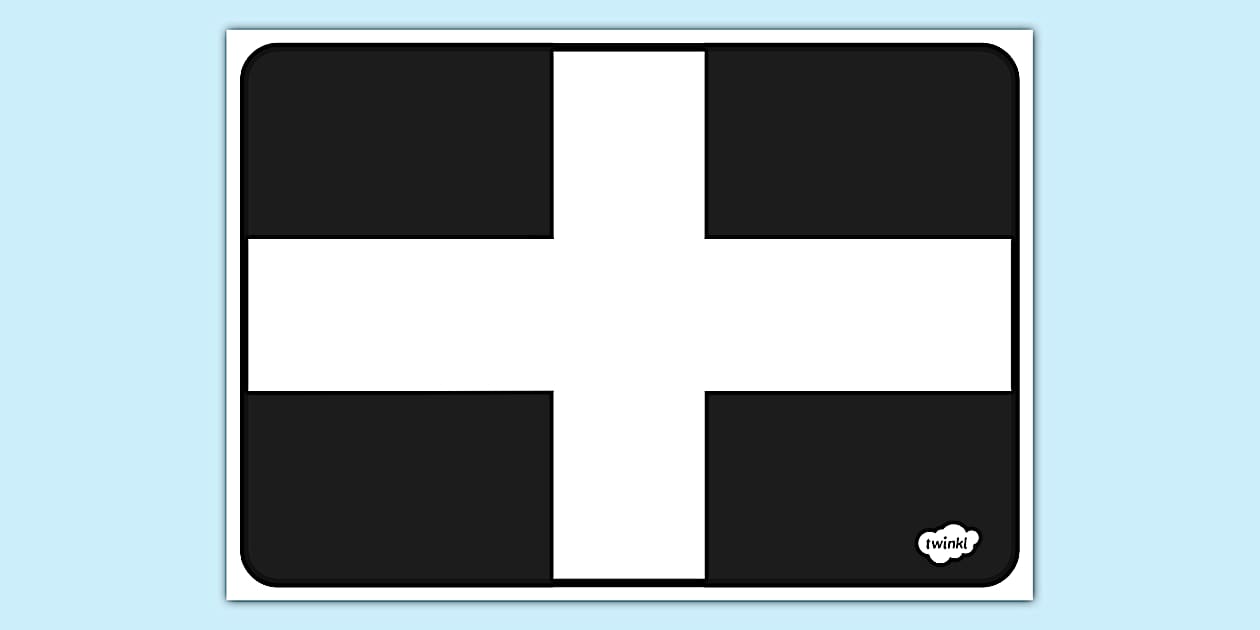 Cornwall Flag Display Poster (teacher made) - Twinkl