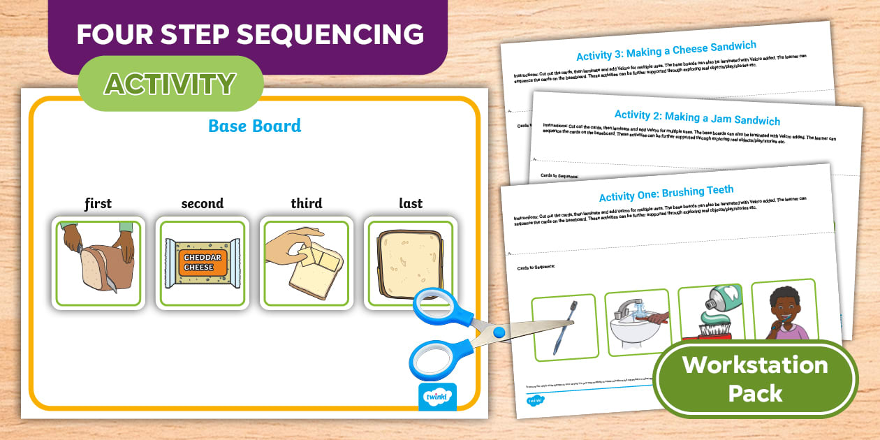 Workstation Pack: Four Step Sequencing Activity Pack