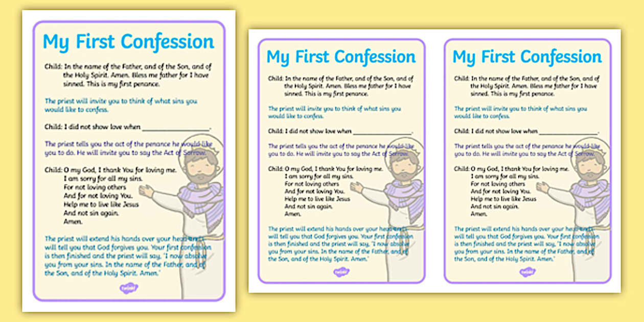 Editable Sacrament of Reconciliation Rite of Penance Order