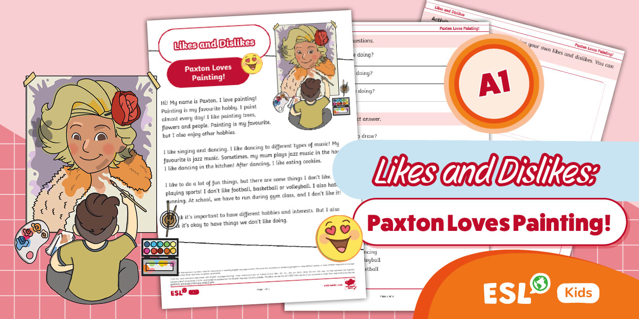 ESL Paxton Loves Painting {Kids}