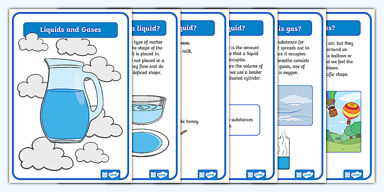 Poster: Liquids and Gases (Teacher-Made) - Twinkl