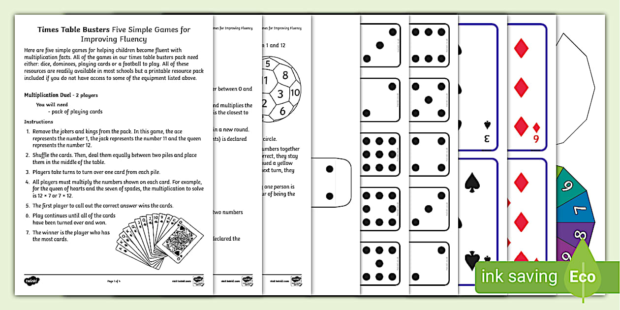 👉 Times Table Busters: 5 Simple Games for Improving Fluency
