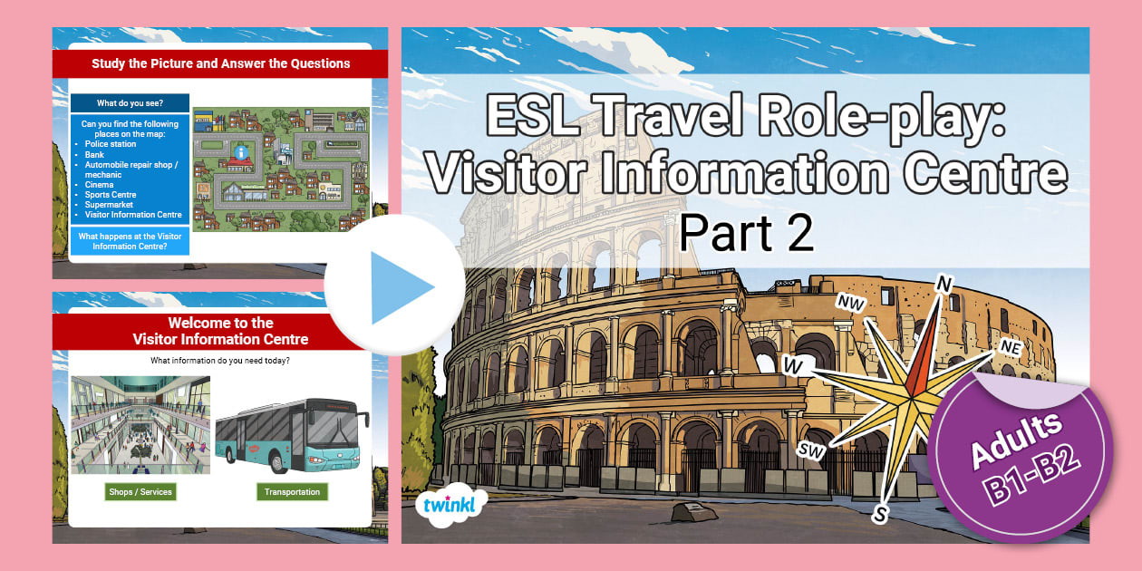 ESL Travel Role Play: Visitor Information Centre (Part 2)