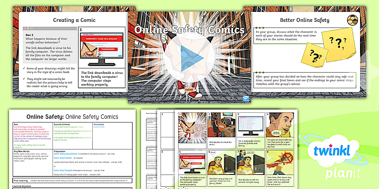 Online Safety Lesson 6 For Year 5 Pack - Digital Literacy