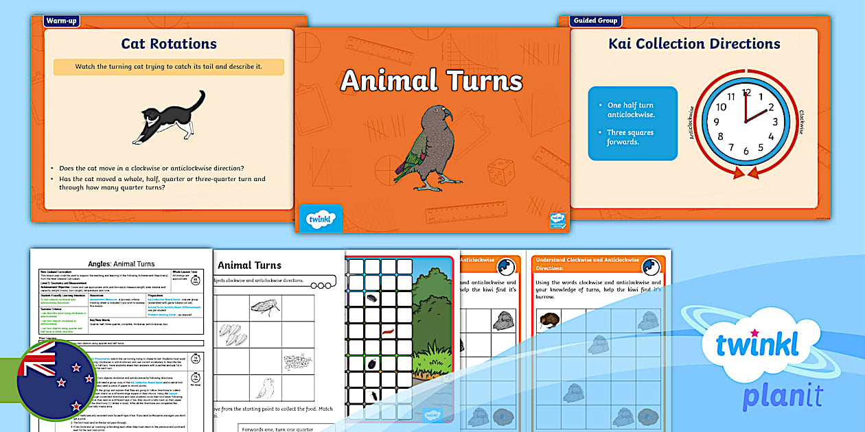 Level 2 Angles: Understand Clockwise and Anticlockwise Directions Lesson 2