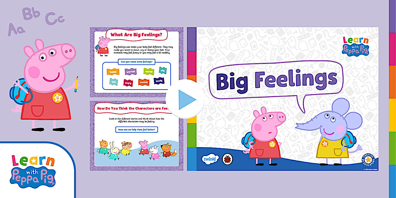 FREE! - Peppa Pig: Big Feelings Discussion PowerPoint