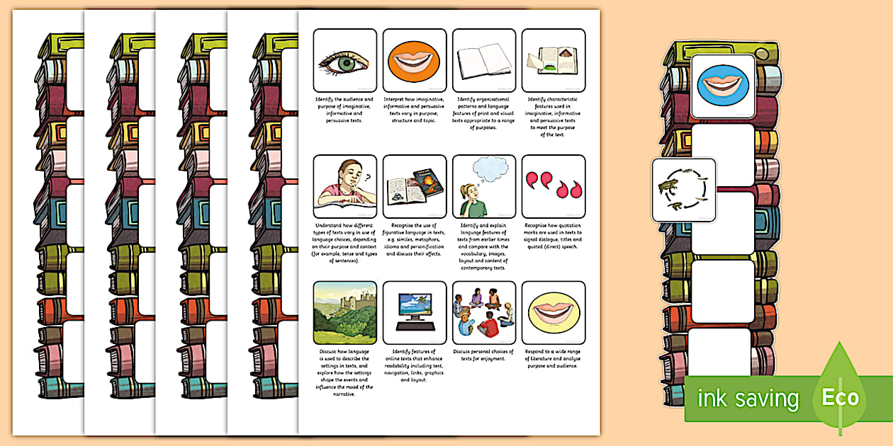 NSW English Year 4 Reading Book Targets Assessment Tracker