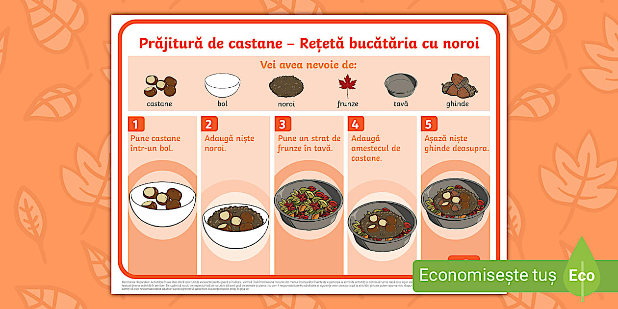 Prăjitură de castane – Rețetă bucătăria cu noroi