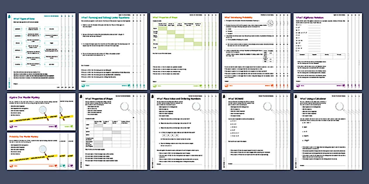 👉 Maths Murder Mystery Bundle | Maths | Beyond - Twinkl