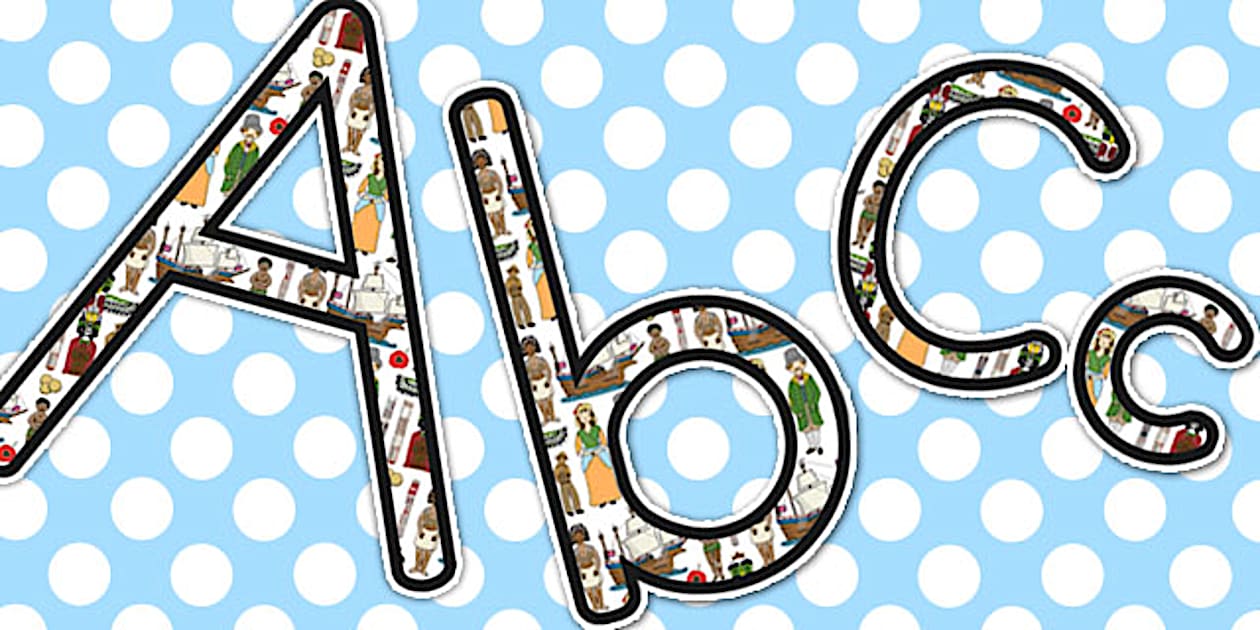 Australian Heritage Week Display Lettering