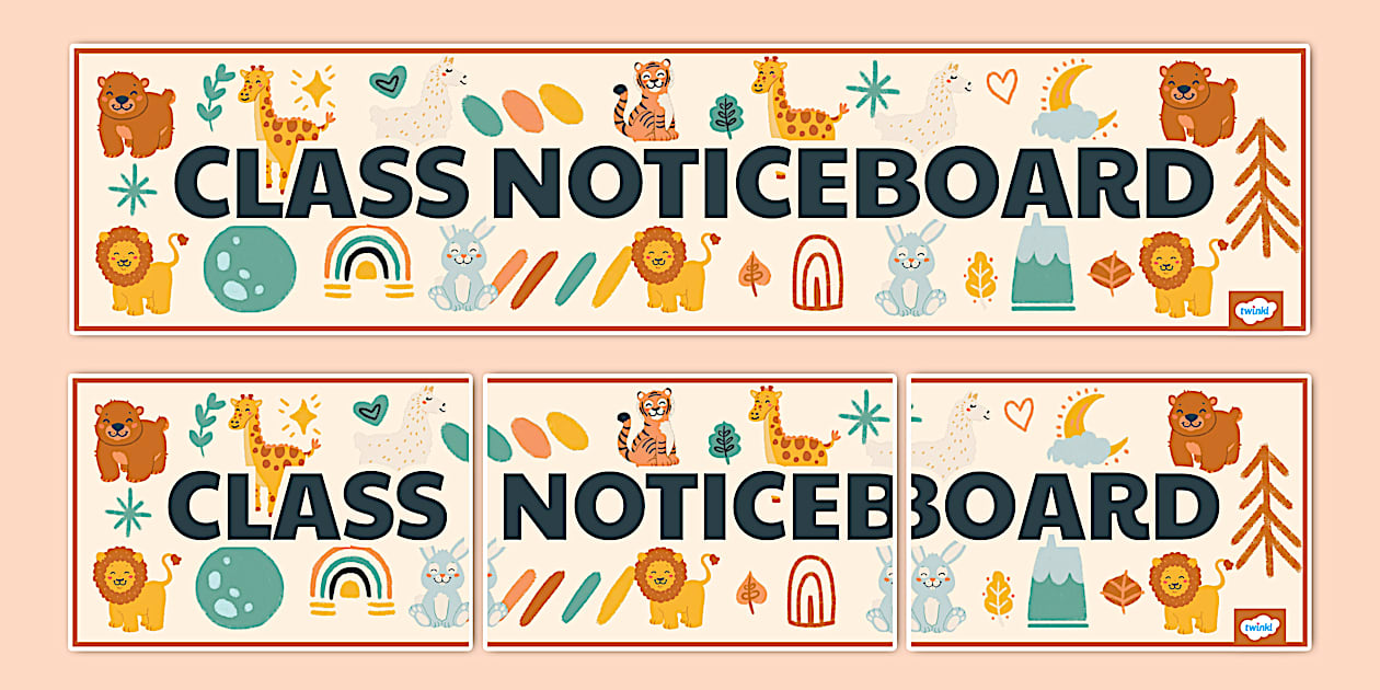 Boho Dreamscape-Themed Classroom Noticeboard Display Banner