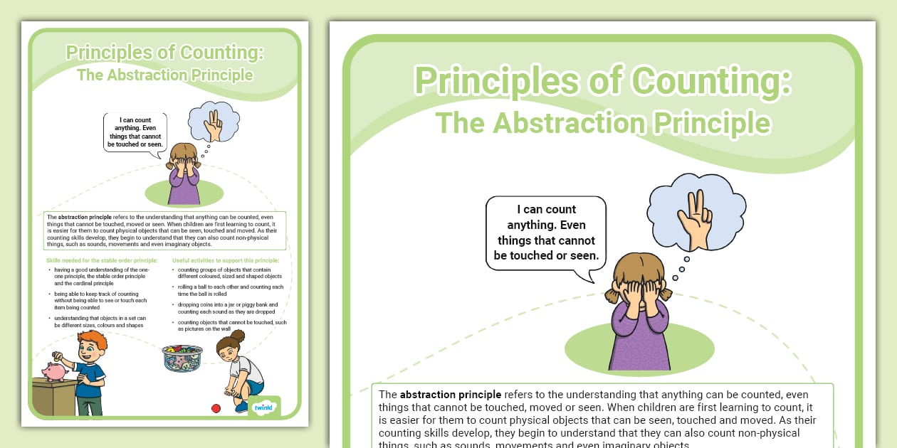 👉 Abstraction Principle Information Poster | Twinkl