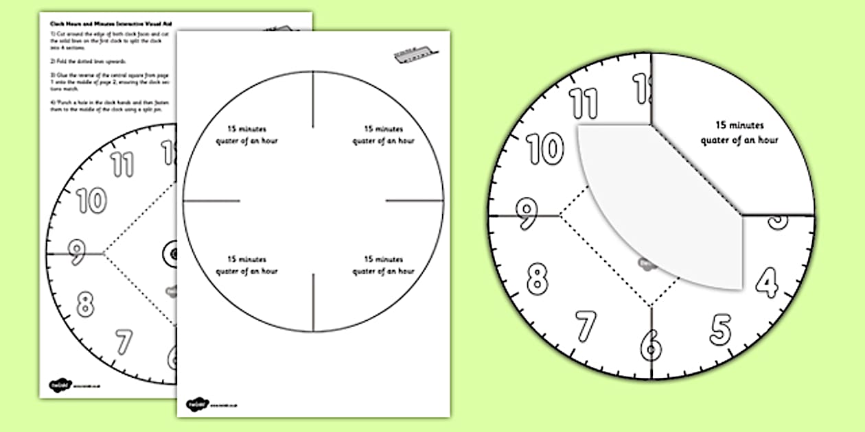 Teacher-made Interactive Classroom Clock (teacher made)