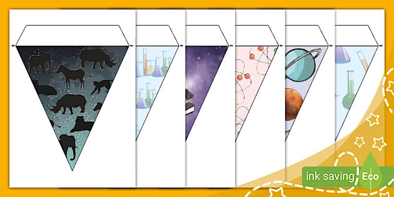 Science-Themed Bunting (teacher made) - Twinkl