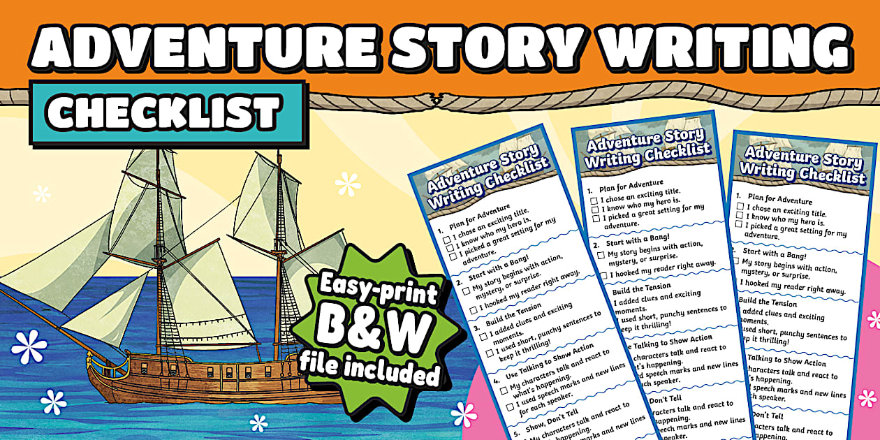 Adventure Story Writing Checklist